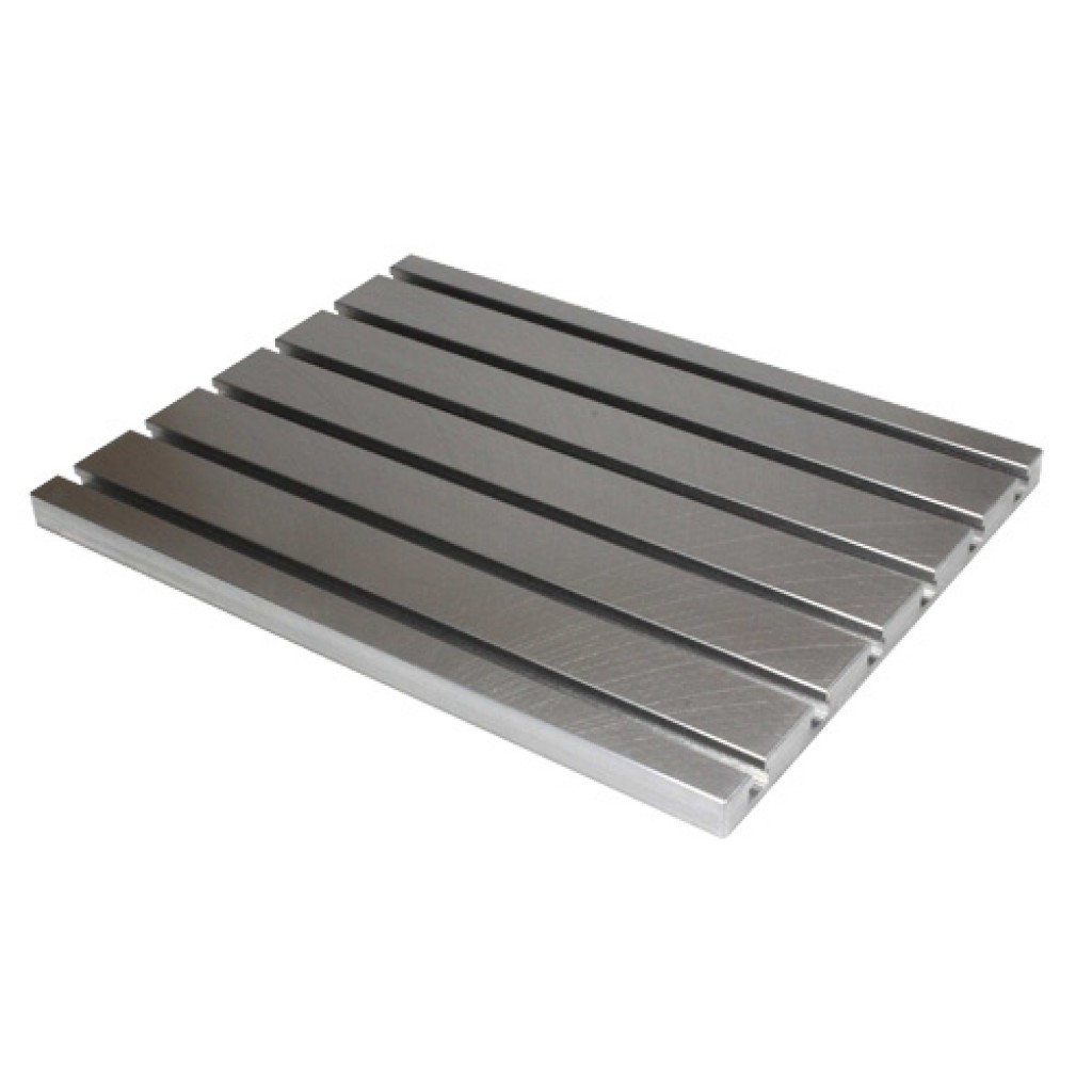 Finely Milled Steel T-slot plate 6040 - CNC Clamping