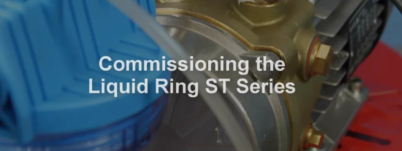 Liquid ring vacuum pump - ST Series - CNC Clamping